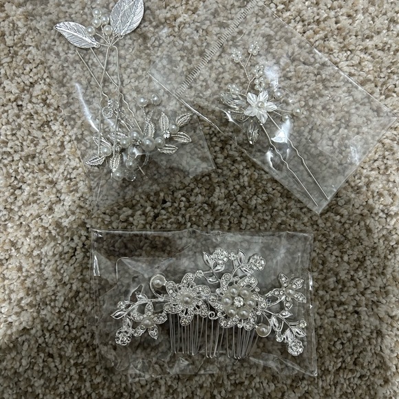 Hair | Four Piece Hair Comb Womans For Wedding Bridal Formal | Poshmark